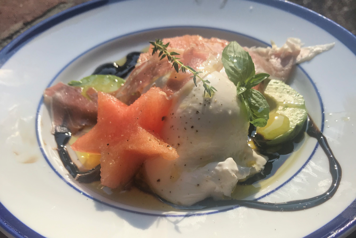 Buratta with Watermelon and Prosciutto – Impromptu Friday Nights